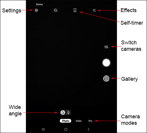 Samsung Galaxy Tab A (8.0) - Common Camera Settings | Verizon Wireless